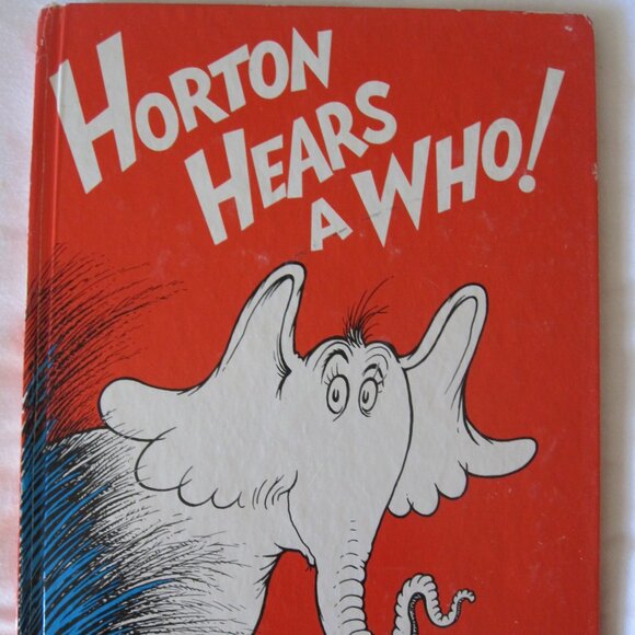 Dr. Seuss | Other | 954 Dr Seuss Oversized Hc Book Horton Hears A Who ...
